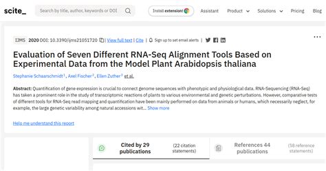 Evaluation Of Seven Different Rna Seq Alignment Tools Based On