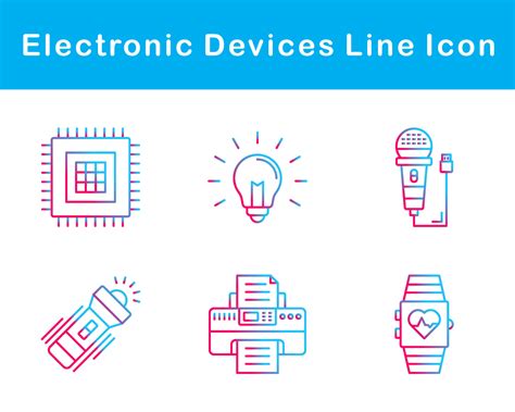 electronic devices vector icon set 20652664 vector art at vecteezy