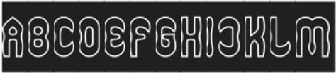 Guava Crystal Hollow Inverse Otf 400 Font Decorative Dis What Font Is