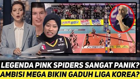 LIGA VOLI KOREA GADUH LEGENDA PINK SPIDERS PANIK AMBISI MEGAWATI BUAT