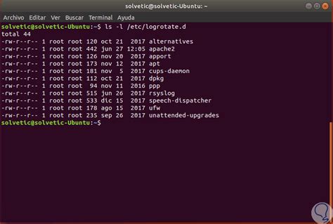 cómo instalar y configurar logrotate ubuntu linux solvetic