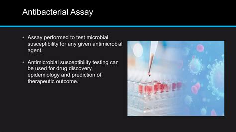 Antibacterial Assay Pptx