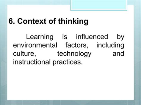 Learner Centered Psychological Principles Lcp Pptx