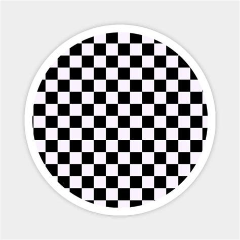 Checkers Checkerboard Pattern Magnet