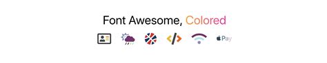 Coloring Font Awesome