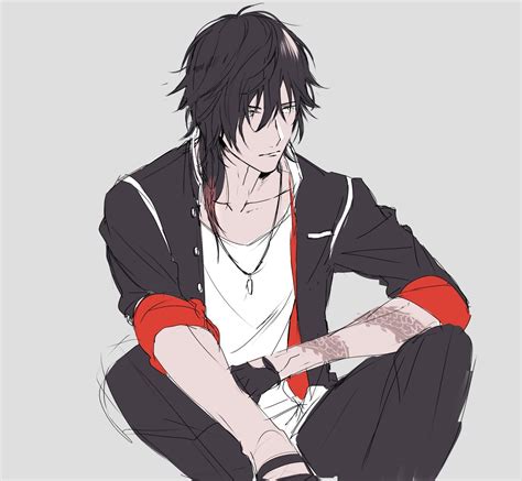 Аниме персонажи с черными волосами парни фото и картинки Abrakadabrafun