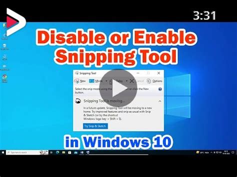 How to Disable or Enable Snipping Tool in Windows 10 PC or Laptop دیدئو