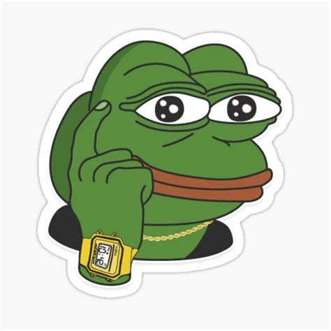 Pepe The Frog Smart Meme Sticker For Sale By Alex 62 Redbubble