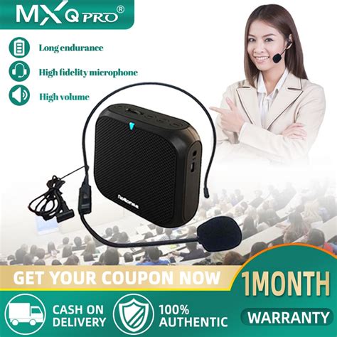 Lapel Mic Microphone Wireless For Teaching With Speaker Wired Lapel Voice Amplifier For Teachers