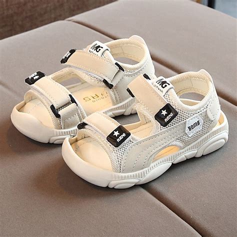유아용 샌들 소년 여름 2022 어린이 신발 1 6 세 어린이 비치 슈즈 아기 스포츠 샌들 Chaussure Enfant