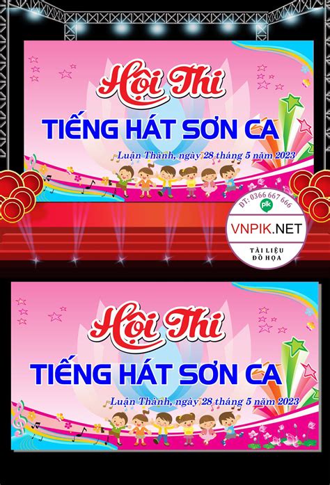 Maket Hội Thi Tiếng Hát Sơn Ca Vnpikcom