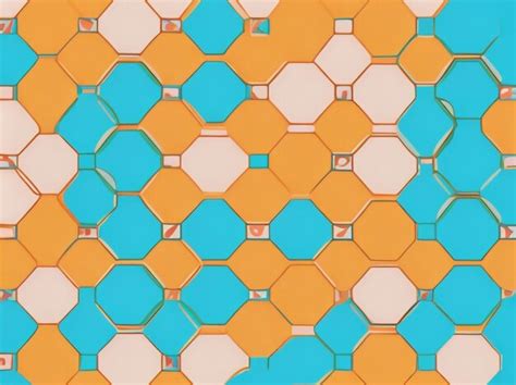 Premium Photo Hexagonal Nexus Molecular Complex Pattern Background 7