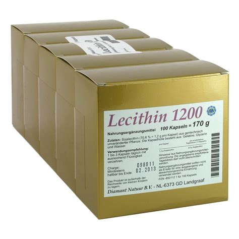 LECITHIN 1200 Kapseln 500 Stück online kaufen | medpex