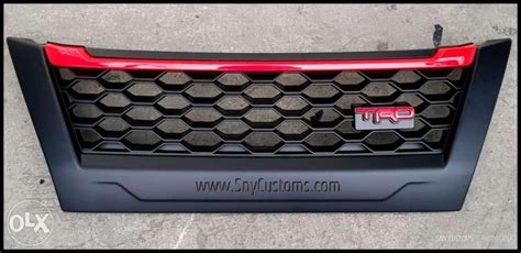Trd Fortuner Honeycomb Grille V2 Grill Toyota With Logo Car Parts