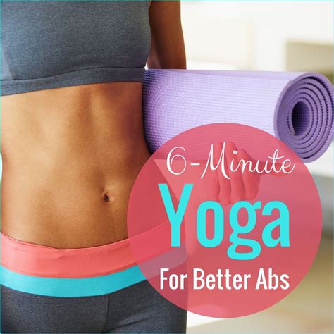 6 Minute Yoga For Abs Easy Yoga Poses Yoga Yoga Fitness