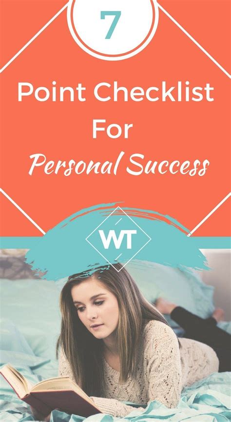 the 7 point checklist for personal success personal success person