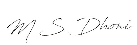 85 M S Dhoni Name Signature Style Ideas Get Esign