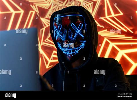 Hacker Burglar Red Team Exploit Vulnerability Security Of Data Server