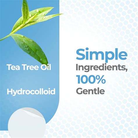 Parches de acné 120 paquetes aceite de árbol de té y espinillas