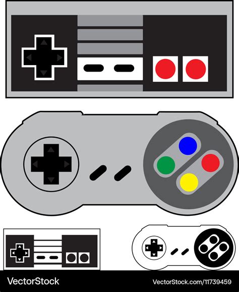 Nes Controller Vector Images