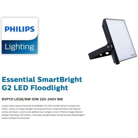 Promo Lampu Sorot Led Philips Bvp133 30Watt Netral 4000K 30 Watt W 30W