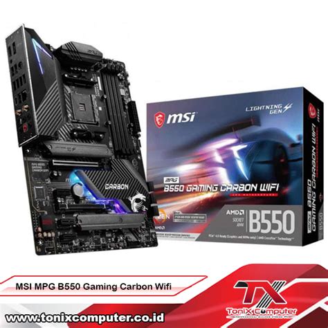 Msi Mpg B Gaming Carbon Wifi Am Amd Promontory B Ddr Usb Sata Tonix Computer