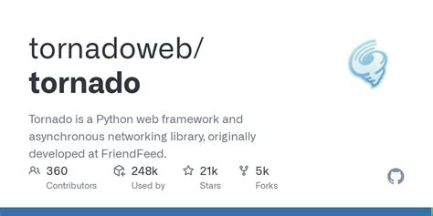 Tornado Is A Python Web Framework And Asynchronous Networking Library Tornadoweb Tornado R