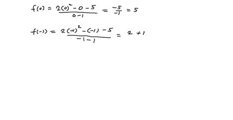 Solved For Each Rational Function Find The Function Values Indicated Provided The Value Exists