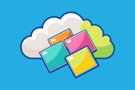 Premium Vector Cloud Sticky Notes