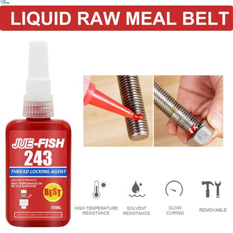 50ml Thread Locker Glue 243 Screw Metal Threadlocker Adhesive Anaerobic