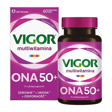 Vigor Multiwitamina Ona 50 Zestaw Witamin I Minerałów Z Ashwagandhą I