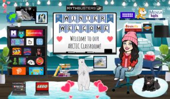 Bitmoji Virtual Classroom Google Slides Templates YEAR LONG EDITABLE BUNDLE