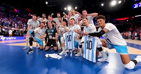 La Selección Argentina De Vóley Logró Un Histórico Triunfo Ante Francia