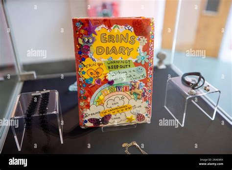 Diary Used By The Derry Girls Character Erin Quinn On Display At A