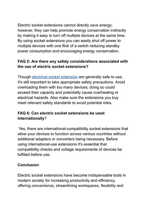 Ppt Power Up Your Productivity How Electric Socket Extensions Boost