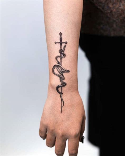 Aggregate More Than 66 Sword With Snake Tattoo Latest In Coedo Vn