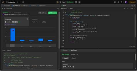 Marvellous Adetunji On Linkedin 100daysofcode Dsa Leetcode Python