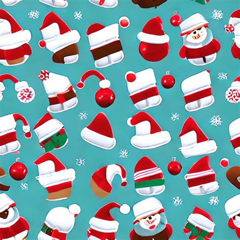 Cute 3d Christmas Repeating Patterns · Creative Fabrica