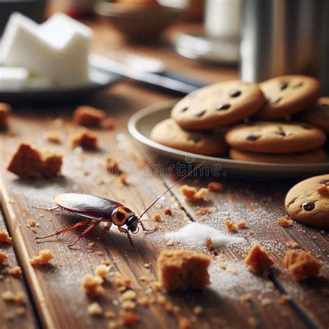 Cockroach In House Stock Illustration Illustration Of Drink 339549258