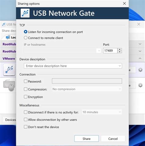USB Network Gate Miscellaneous Software