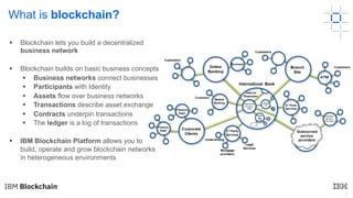 Ibm Blockchain Platform Explained PPT