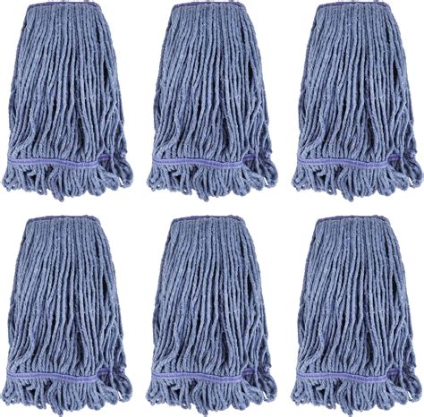 Commercial Heavy Duty Mop Heads Replacement 6 Packs
