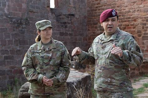 Father Promotes Daughter While Deployed Article The United States Army