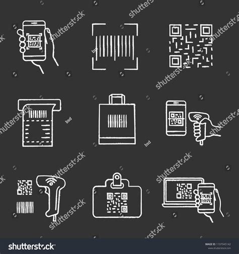 Chalk Qr Code Icon Images Stock Photos Vectors Shutterstock