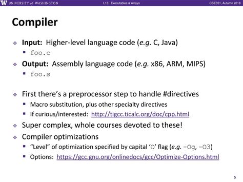 Executables And Arrays Cse 351 Autumn Ppt Download