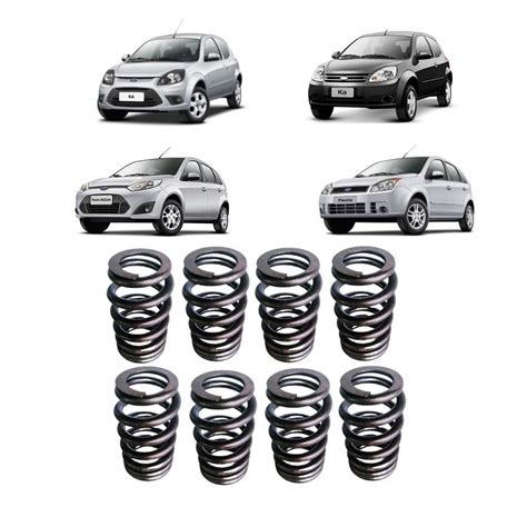 Jogo Molas Valvulas Zetec Rocam Ka Fiesta 2008 2009 à 2014 Original Ford