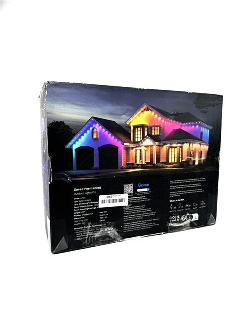 Govee Permanent Outdoor Lights Pro 200ft For Parts Ebay