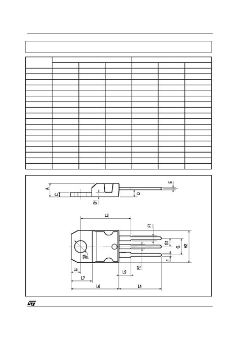 Tip127 Datasheet 3 4 Pages Stmicroelectronics Complementary Silicon