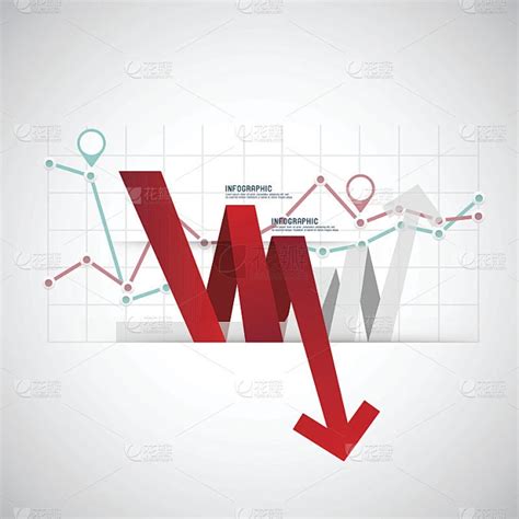 一套不同的图形和图表，矢量eps10插图素材 花瓣网