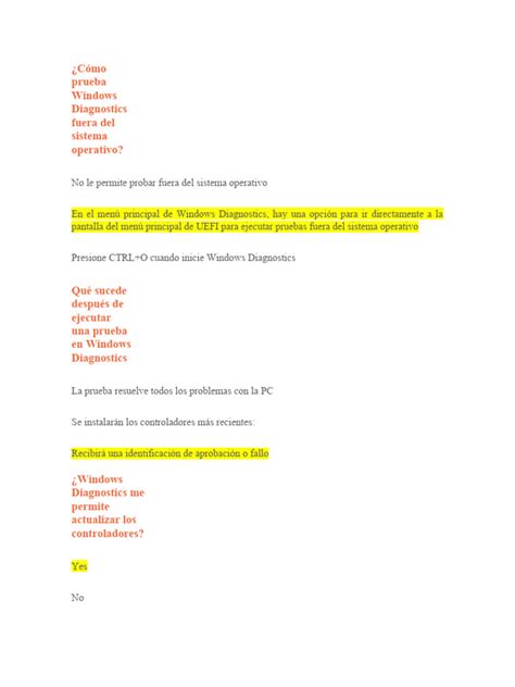 Examen Hp Diagnostics Tools Module 3 Hp Pc Hardware Diagnostics For